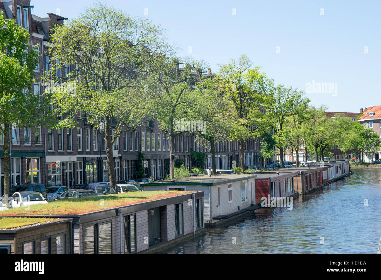 AMSTERDAM, NETHERLANDS - JUNE 03, 2017: Colorful traditional living ...