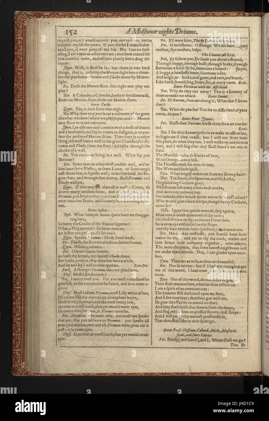 First Folio, Shakespeare - 0170 Stock Photo - Alamy