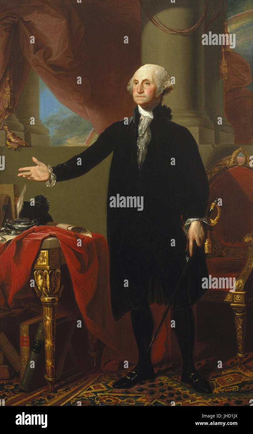 Gilbert Stuart - George Washington - (6966745 Stock Photo - Alamy