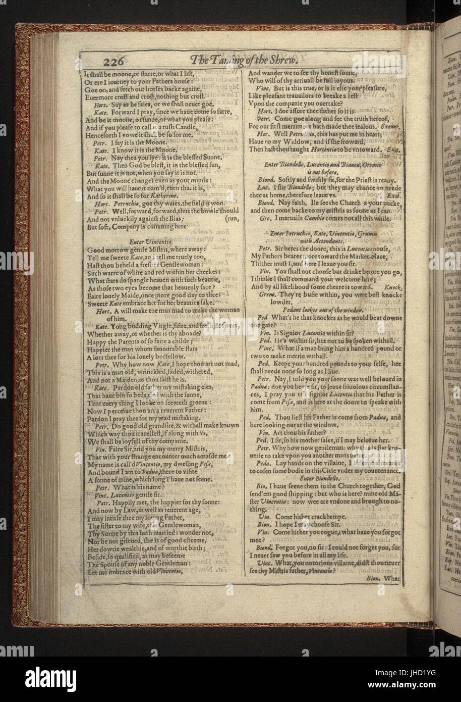 First Folio, Shakespeare - 0244 Stock Photo - Alamy