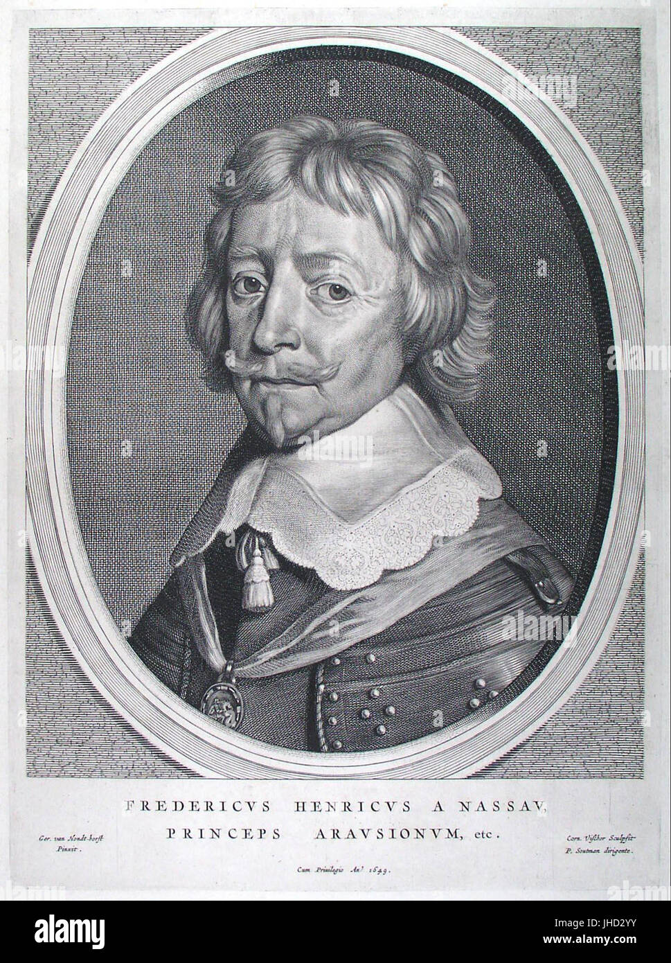 Frederick Henry (Cornelis Visscher, 1649 Stock Photo - Alamy