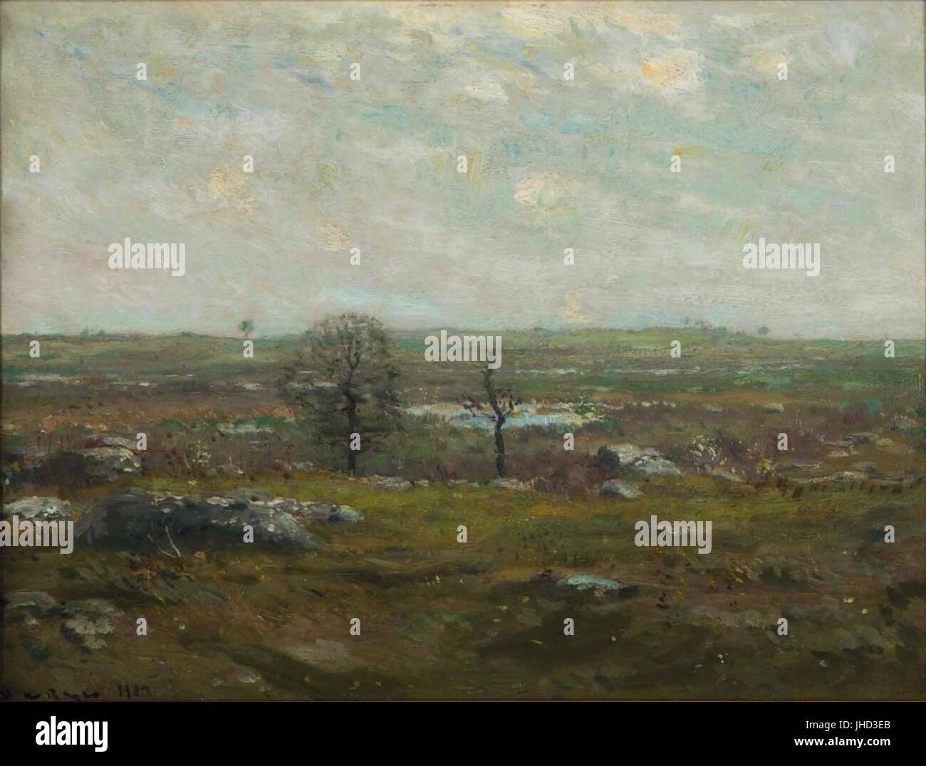 Henry Ward Ranger - A rocky landscape (1907 Stock Photo - Alamy