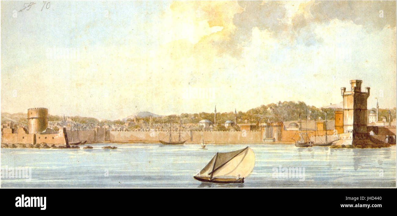 Hope Thomas - Rhodes, the Old Harbour Stock Photo - Alamy