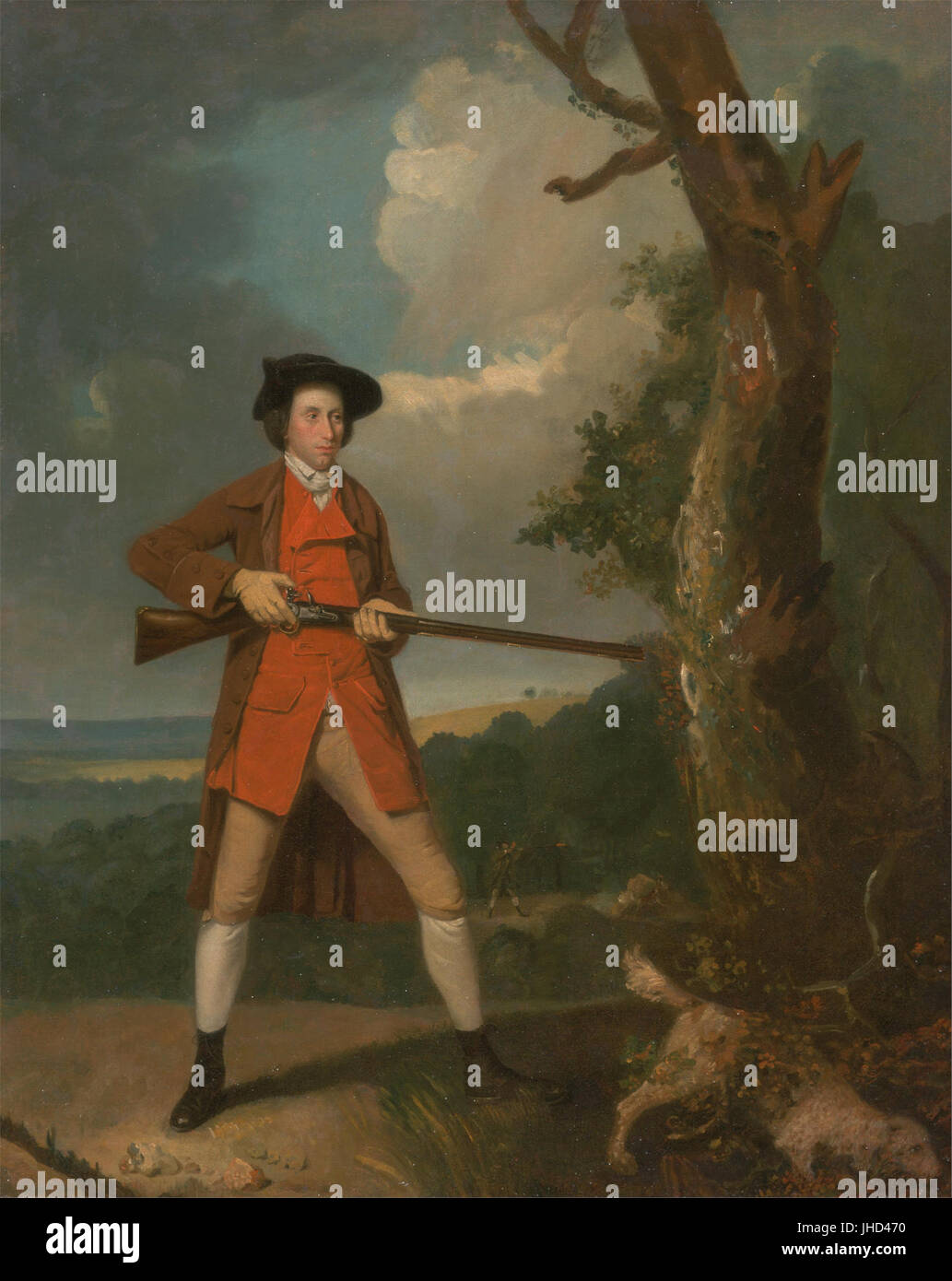 Henry Walton - Portrait of a sportsman, possibly Robert Rayner Stock ...