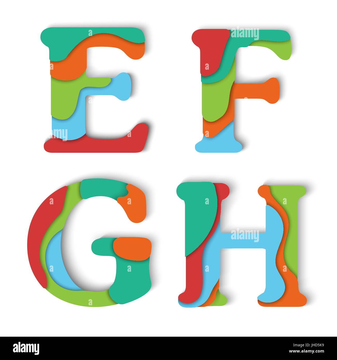 Layered Posters Cut Out Stock Images & Pictures - Alamy