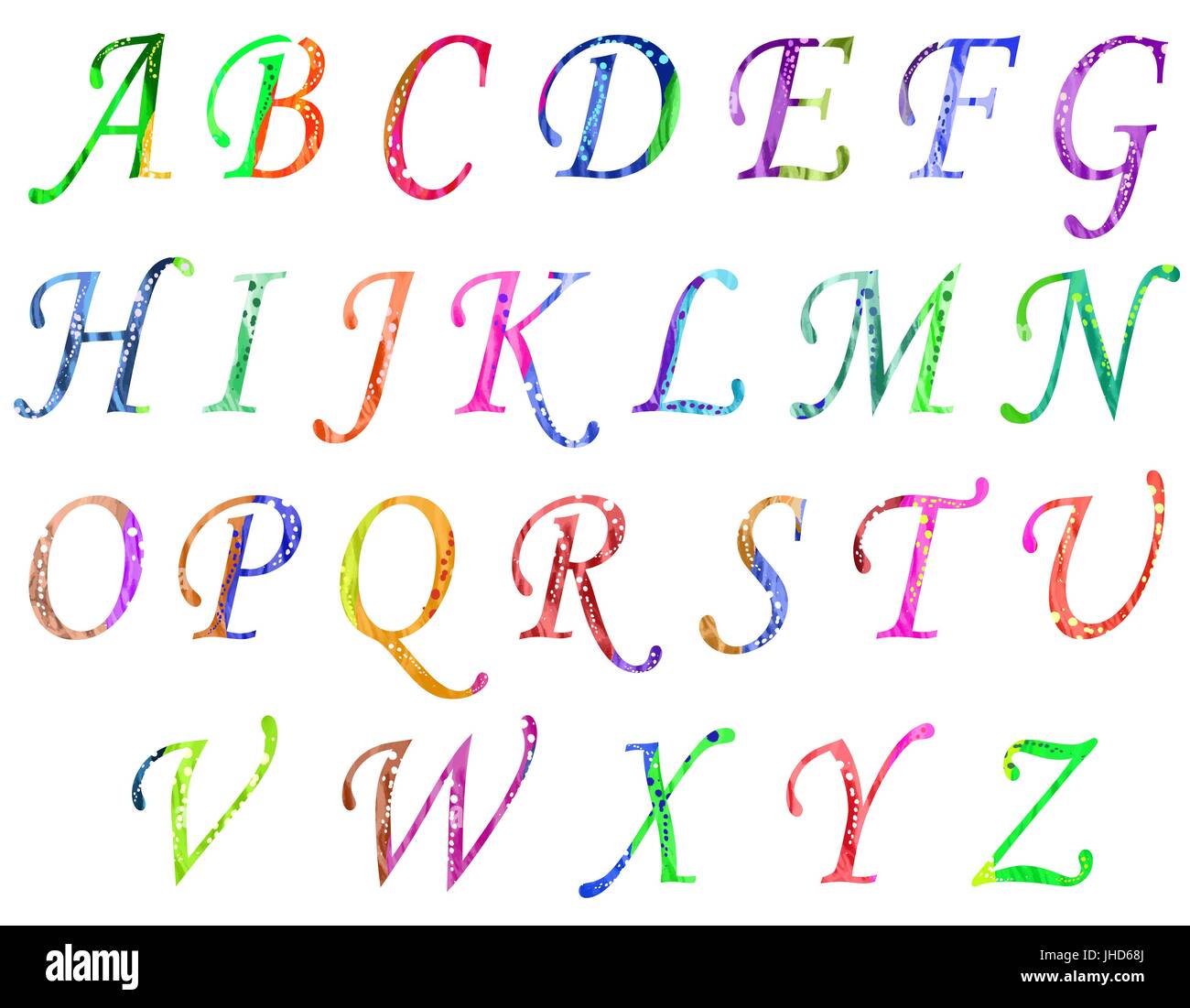 Vector illustration of modern beautiful text for banners and greeting ...