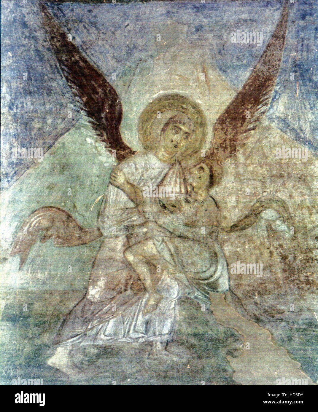 Jacob wrestling with the Archangel Stock Photo - Alamy