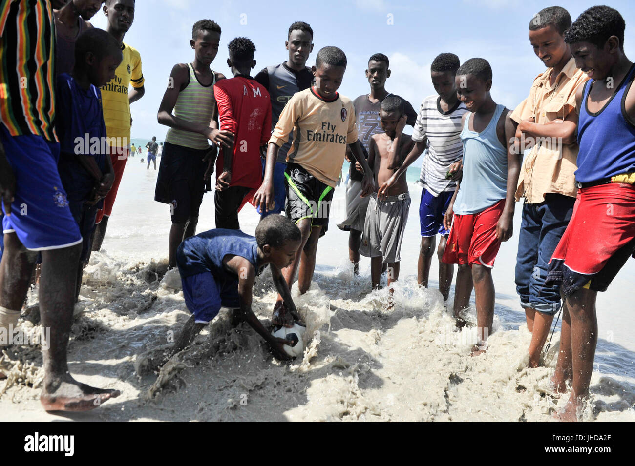 A 2015 image titled 'New face of Mogadishu-18' depicting the evolving ...