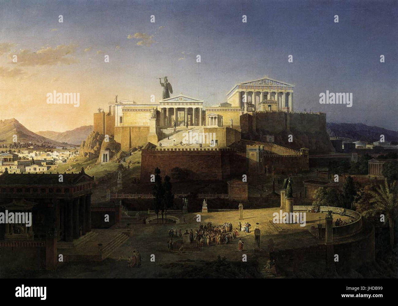 Acropolis of athens leo von klenze hi-res stock photography and images ...