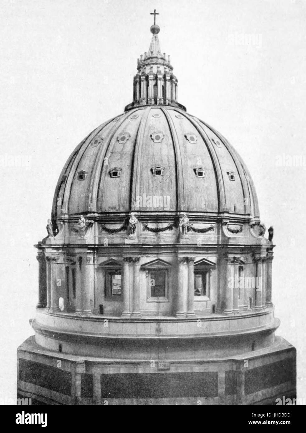 Life of Michael Angelo, 1912 - Original Model (in Wood) of the Dome of ...