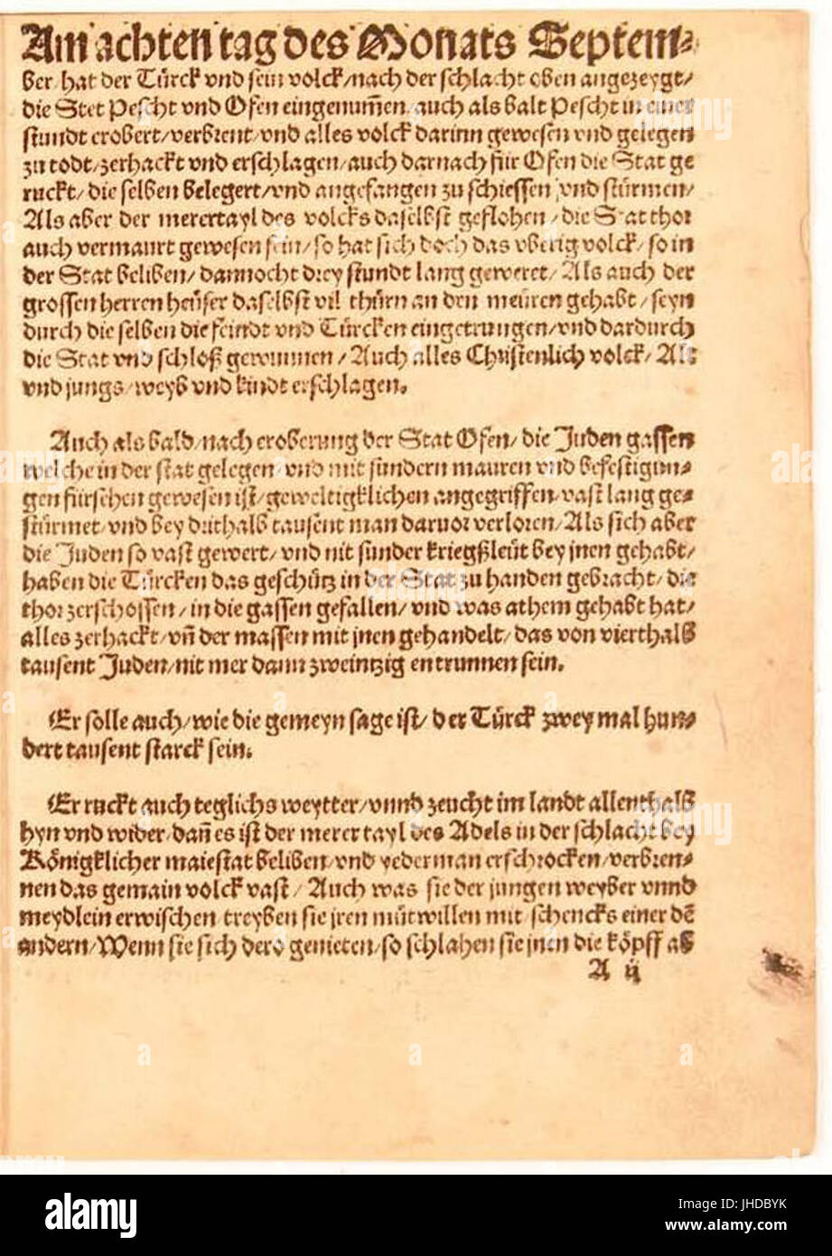 Hernach volget des Bluthundts 05 Stock Photo - Alamy