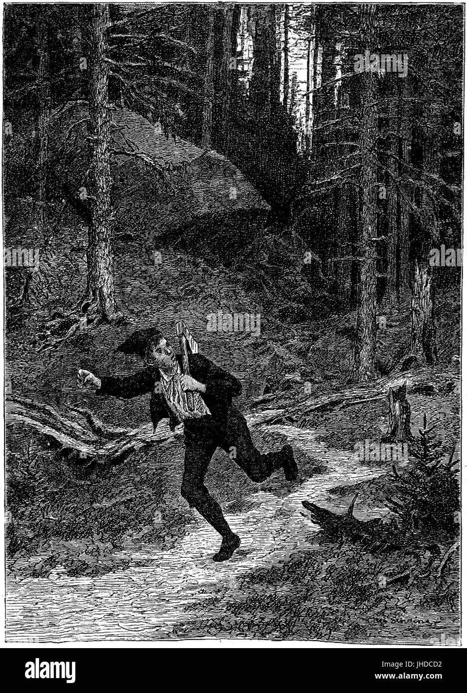 Norske folke- og huldre-eventyr - En Sommernat paa Krogskoven 3 Stock ...