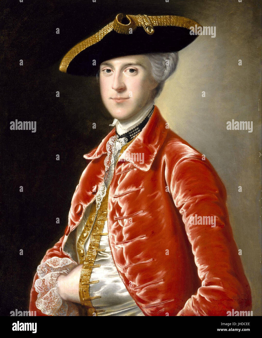 Joseph Wright of Derby - Portrait of a Gentleman Stock Photo - Alamy