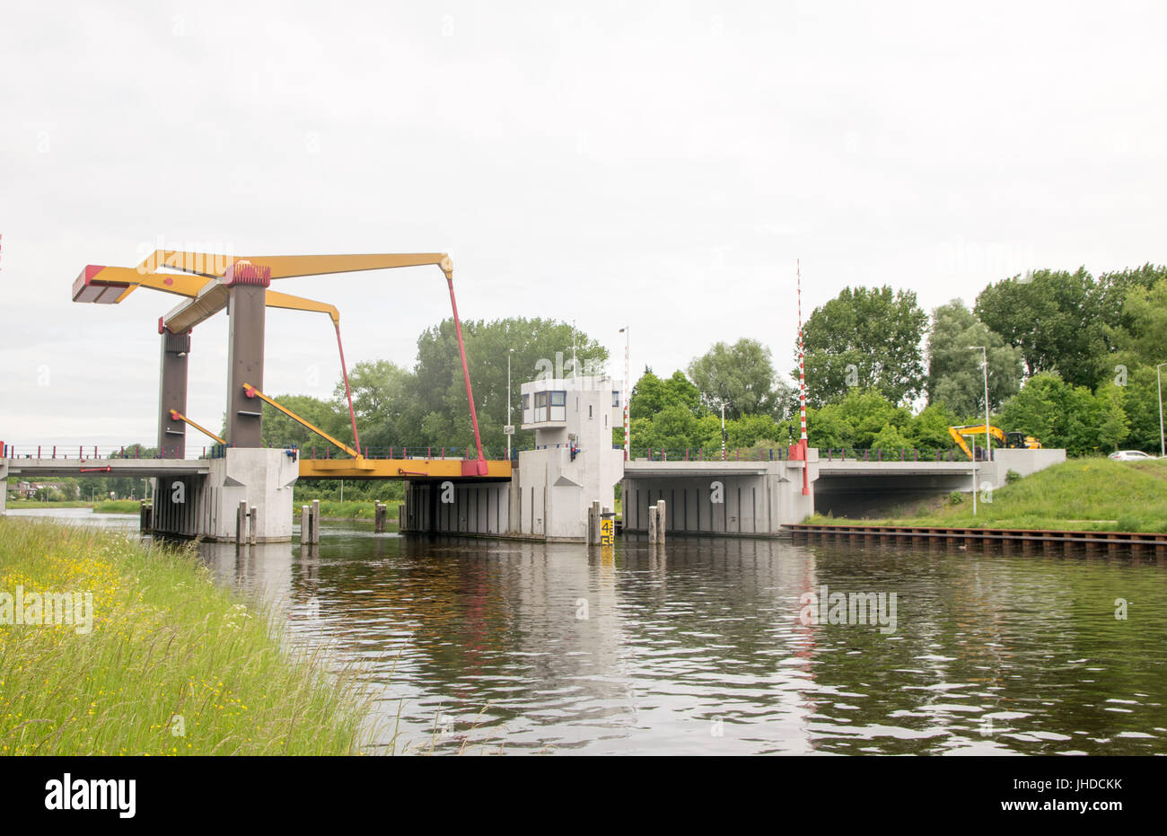 Drawbridge in Amsterdam, Netherlands Stock Photo - Alamy