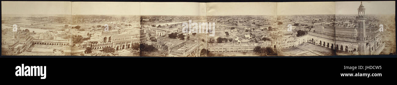 Felice Beato (British, born Italy - (Panorama of Lucknow, Taken from ...