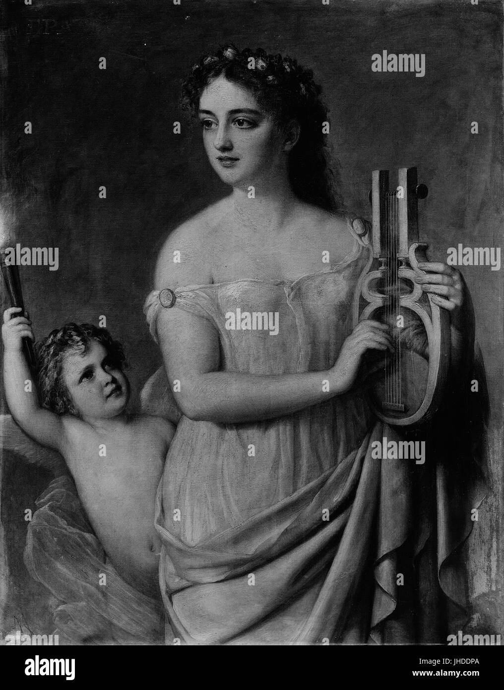 Erato painting Black and White Stock Photos & Images - Alamy