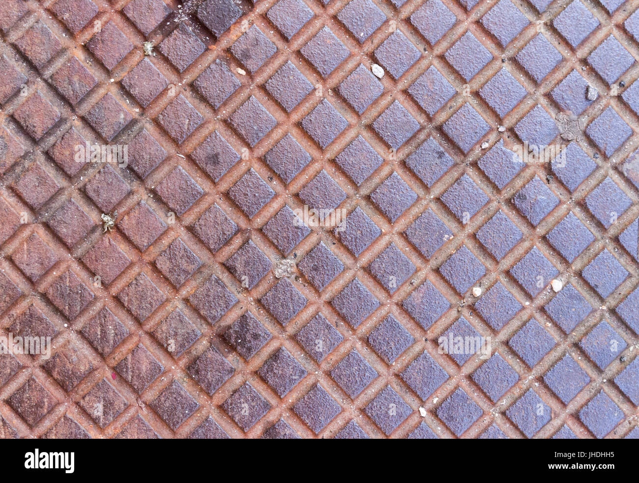 detail of an iron pattern surface on sidewalk Stock Photo - Alamy