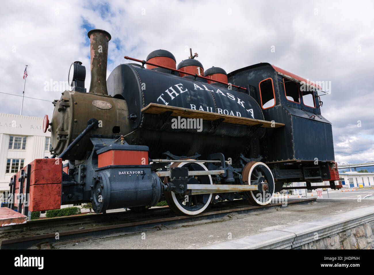 Alaska railroad train station anchorage hi-res stock photography and ...