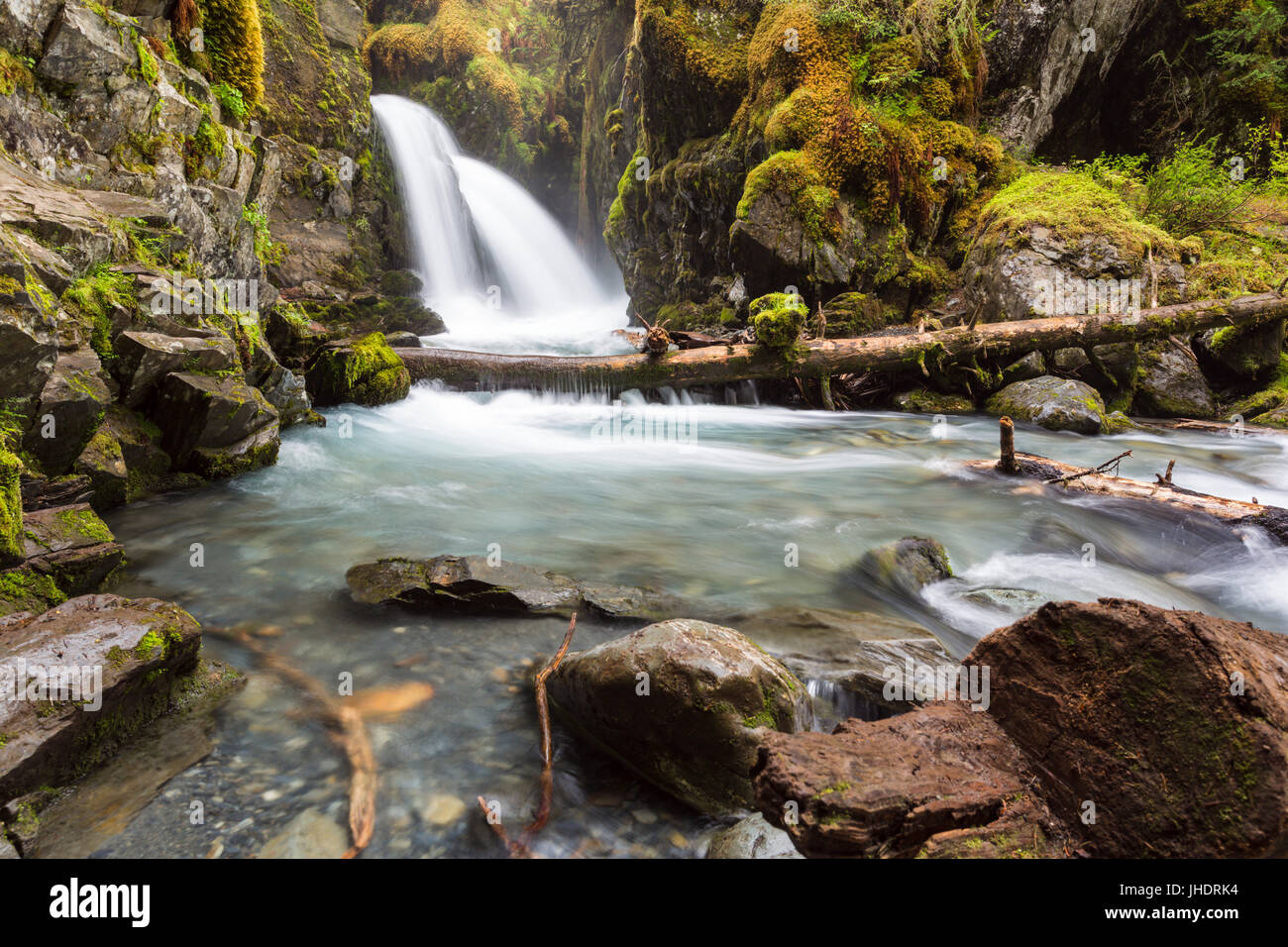 Waterfall Girdwood Alaska Waterfall Girdwood Alaska