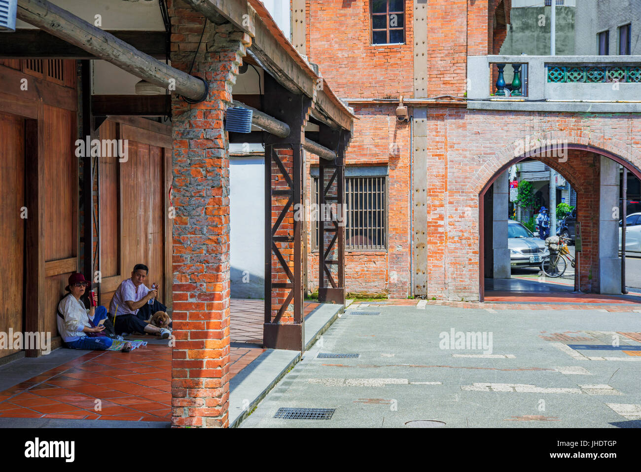 TAIPEI, TAIWAN - JUNE 26: This is Bopiliao historical block a famous ...