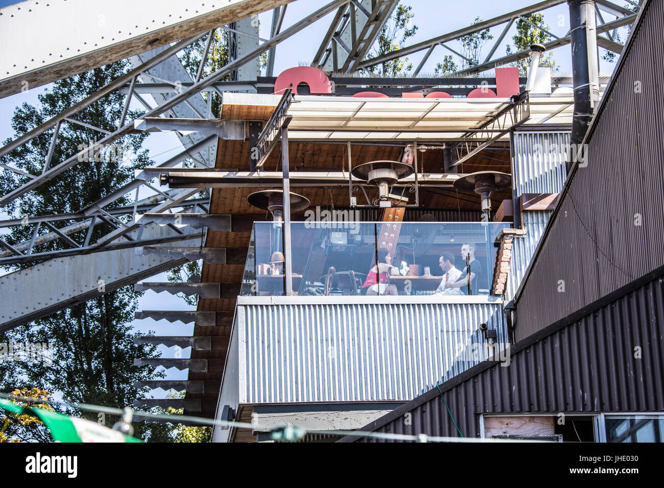 Eating at The Sandbar Seafood Restaurant, Granville Island, Vancouver ...