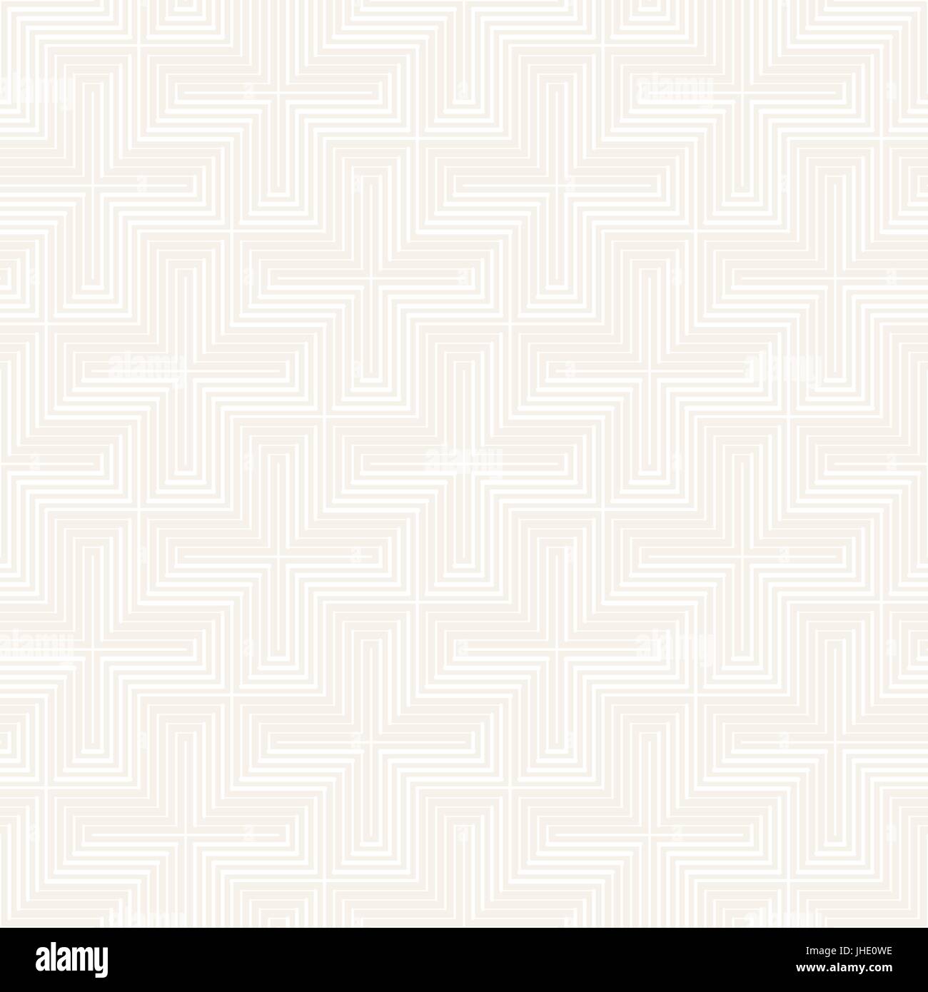 Vector seamless cross tiling pattern. Modern stylish geometric lattice ...