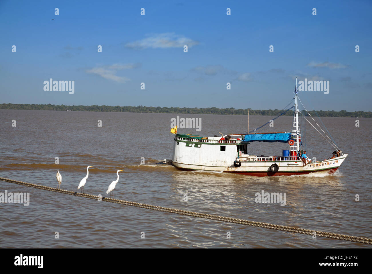 Boat, Belém, Pará, Brazil Stock Photo - Alamy