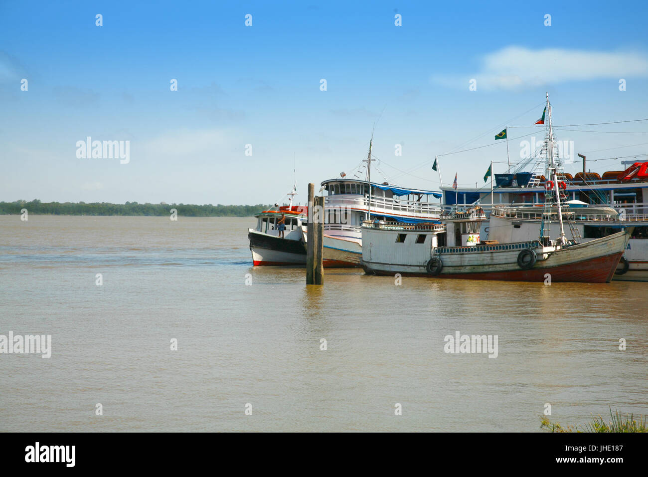 Boats, Belém, Pará, Brazil Stock Photo - Alamy