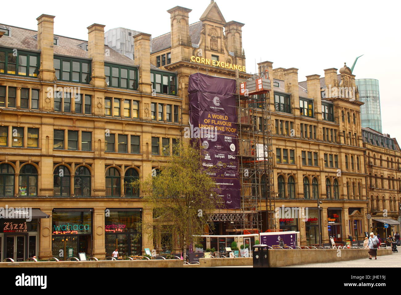 The Corn Exchange Building in Manchester City Centre Stock Photo - Alamy