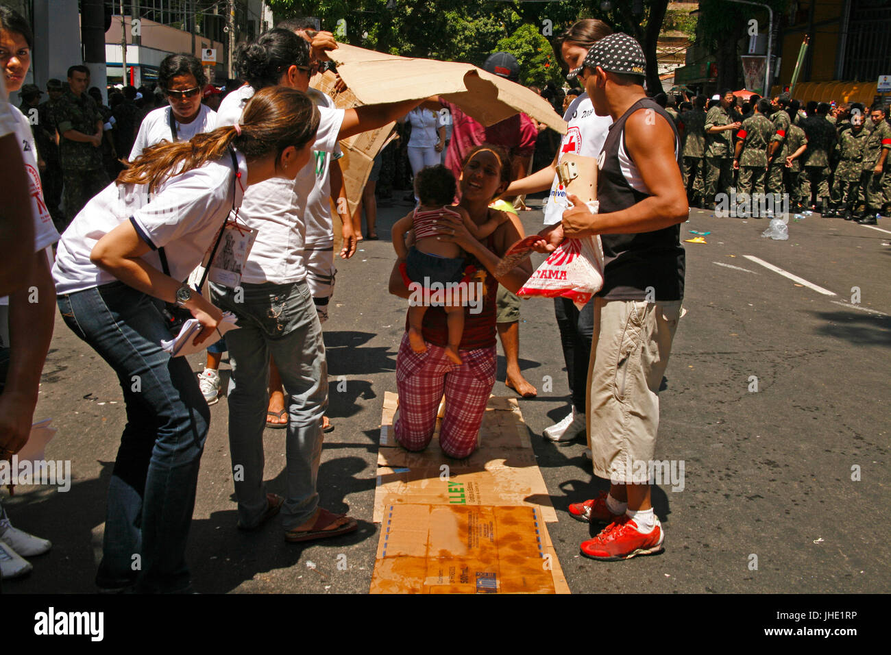 Woman Crawling, Belém, Pará, Brazil Stock Photo - Alamy