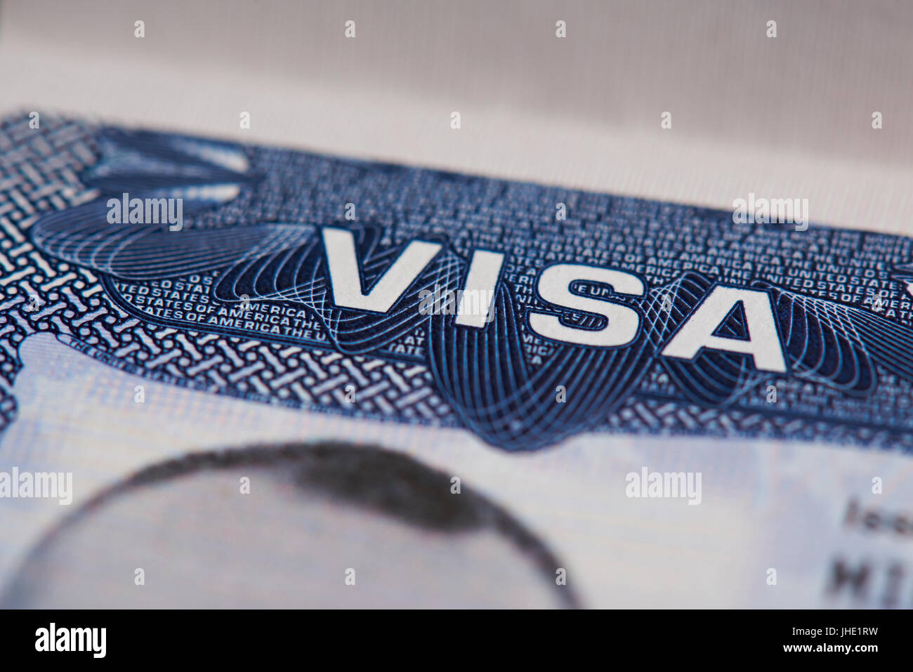 Visa stamp hi-res stock photography and images - Alamy