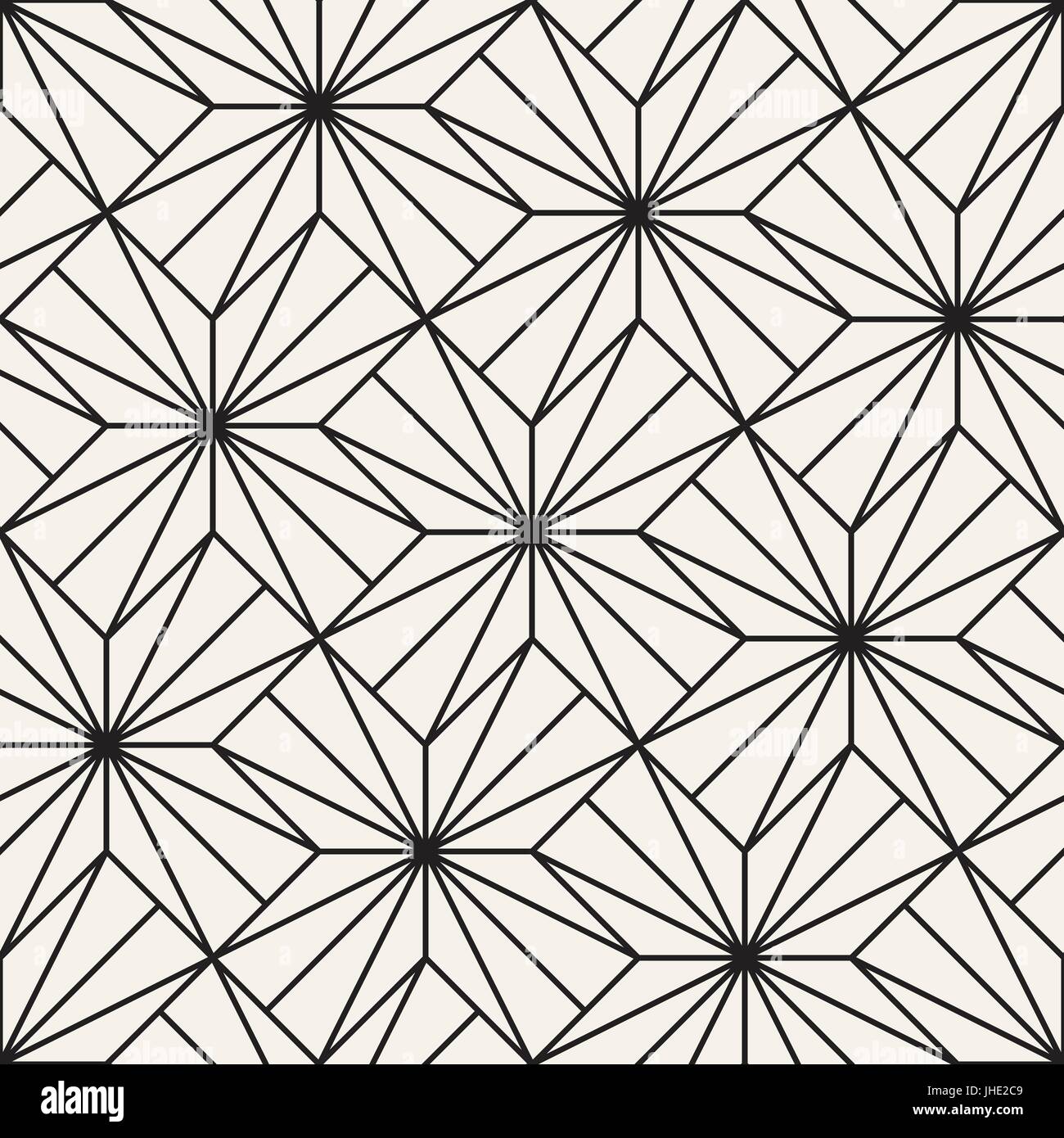 Vector seamless cross tiling pattern. Modern stylish geometric lattice ...
