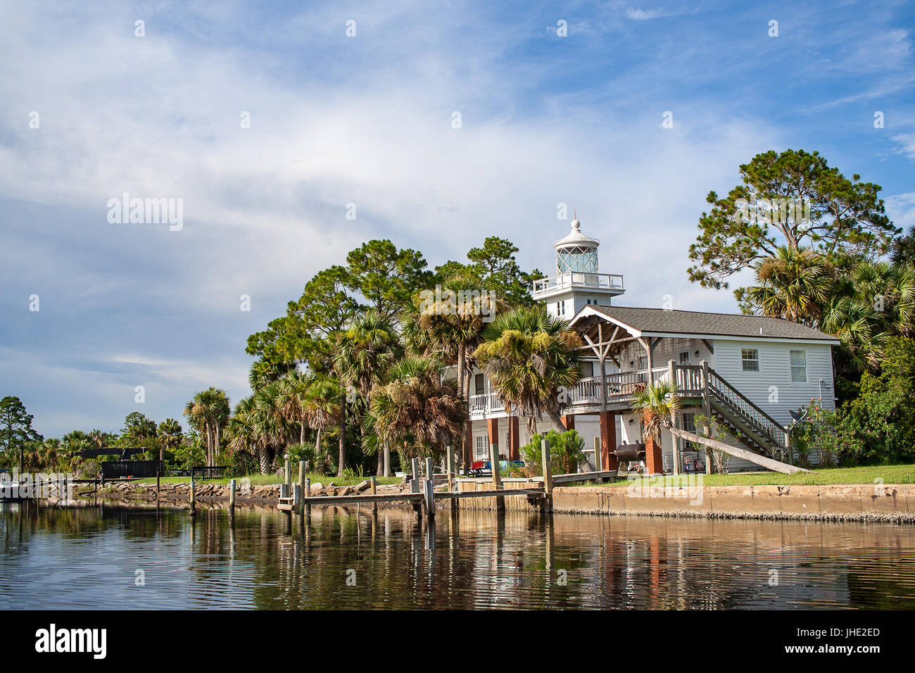 July 2017, Port St. Joe, Florida: A view of the St. Joseph Point ...