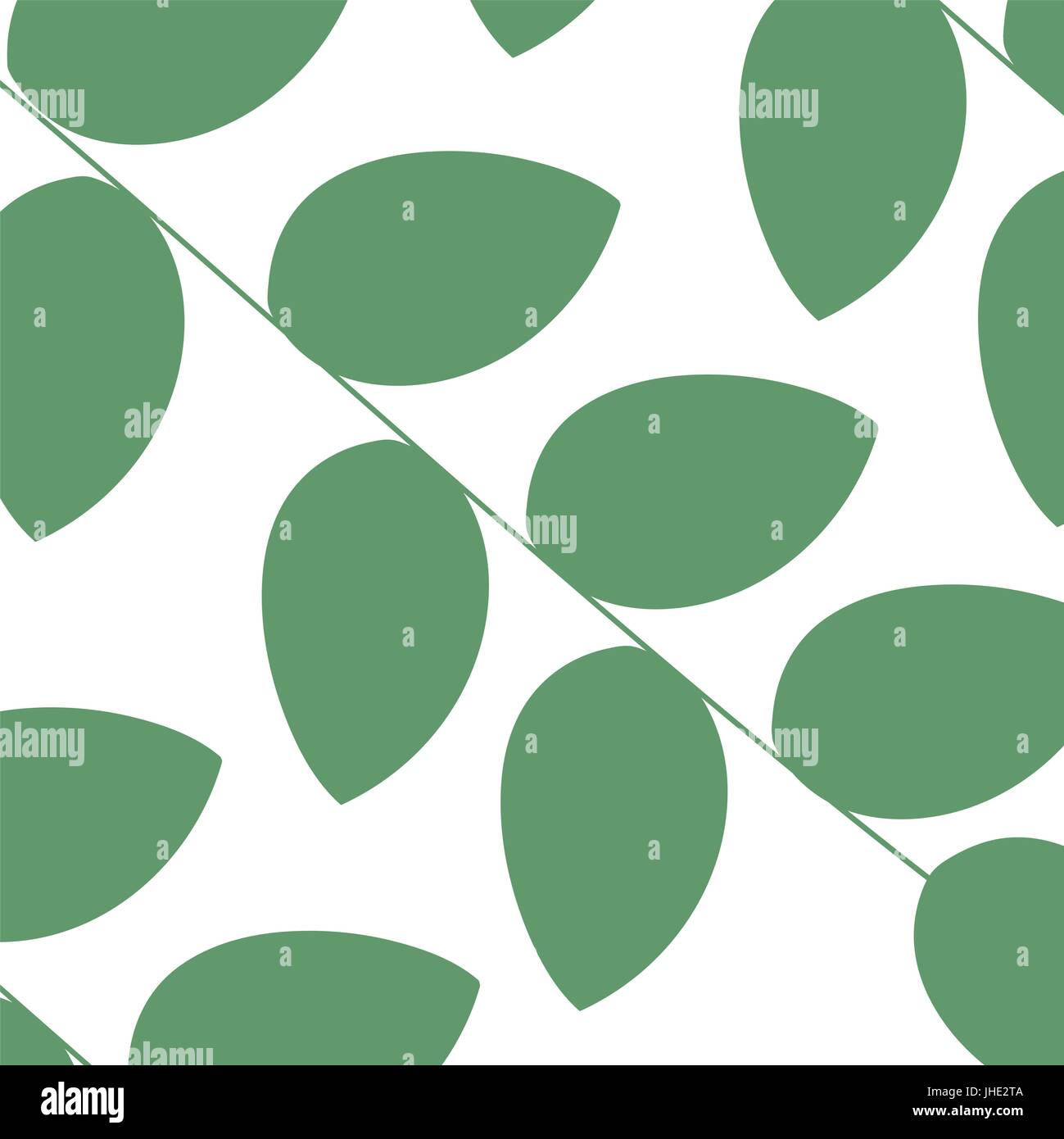 Leafy branch natural pattern vector illustration design Stock Vector ...