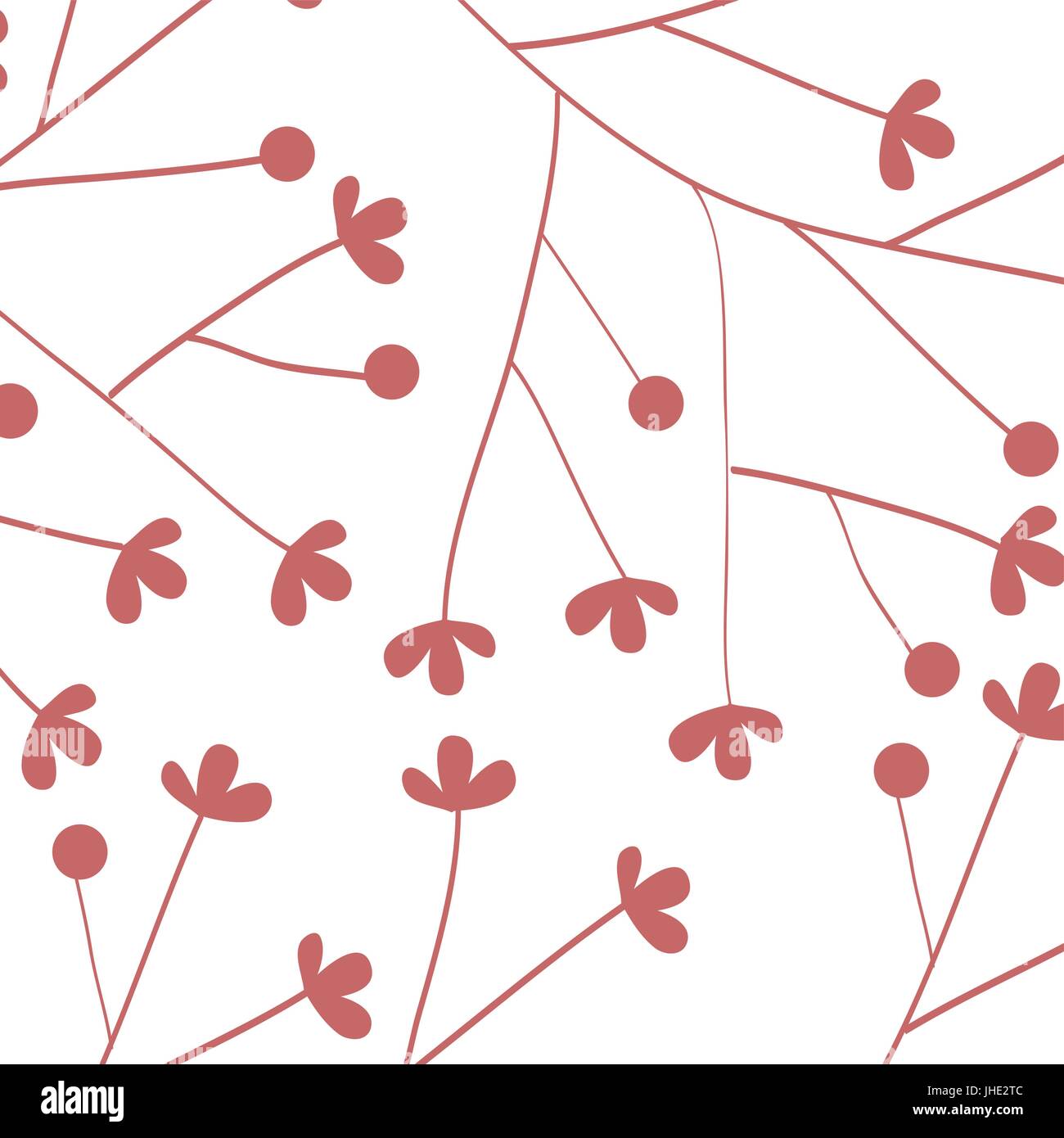 Leafy branch natural pattern vector illustration design Stock Vector ...