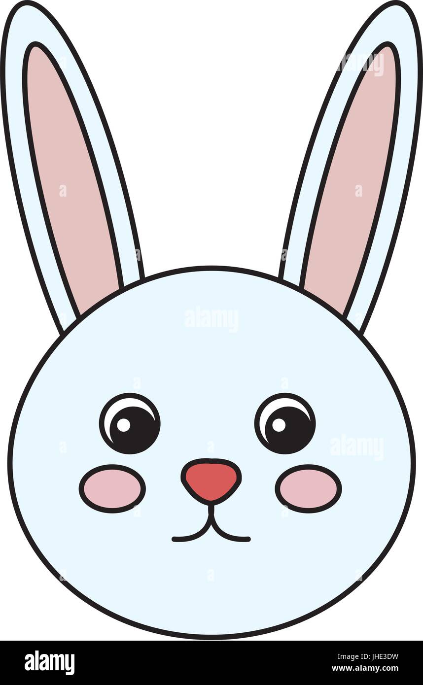 cute and tender rabbit vector illustration design Stock Vector Image ...
