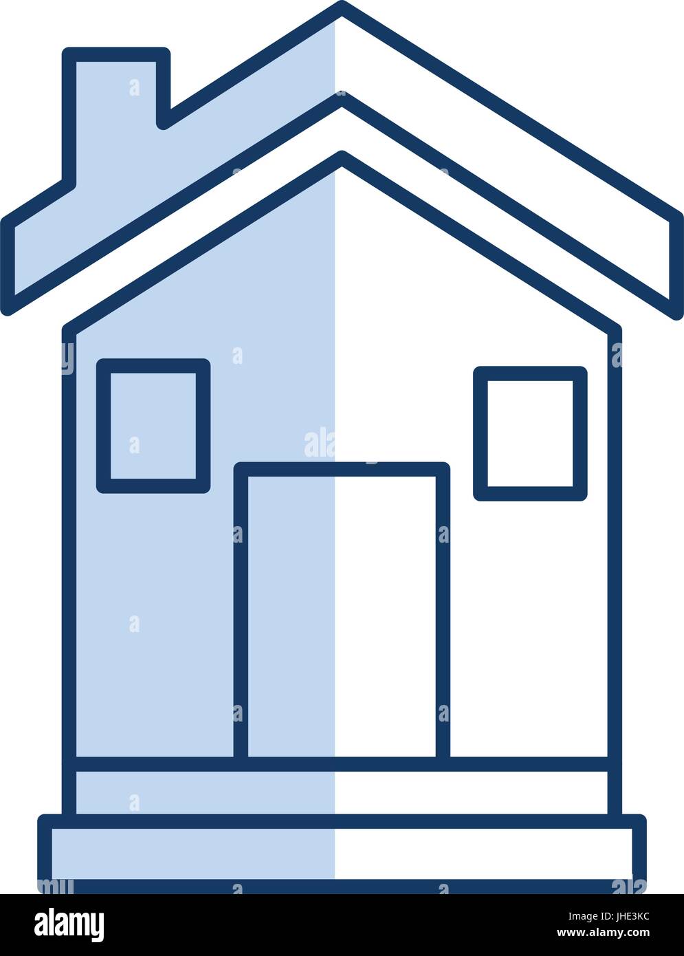 exterior house isolated icon vector illustration design Stock Vector ...