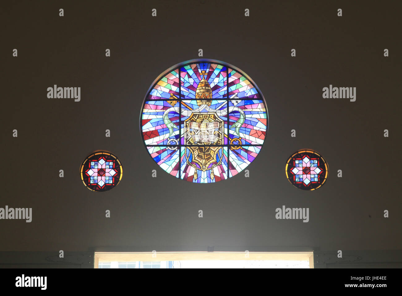 Stained glass, Church Cathedral, Capital, Fortaleza, Ceará, Brazil ...