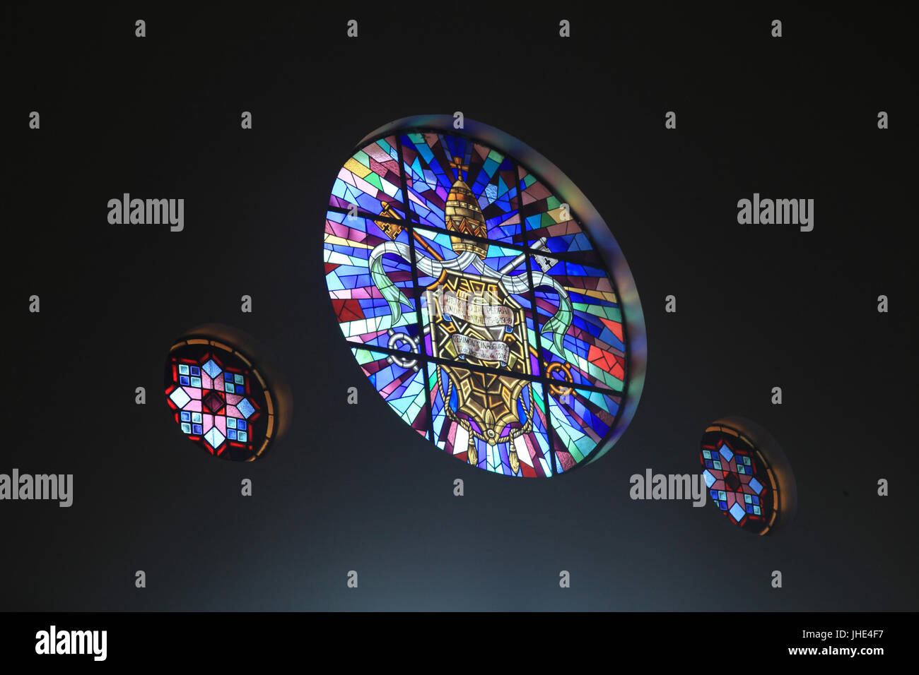 Stained glass, Church Cathedral, Capital, Fortaleza, Ceará, Brazil ...