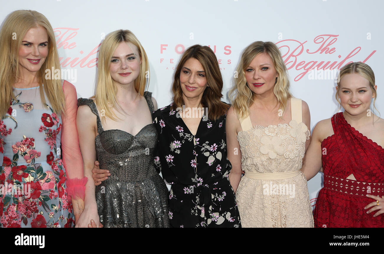 U.S. Premiere Of "The Beguiled" Featuring: Nicole Kidman, Elle Fanning ...