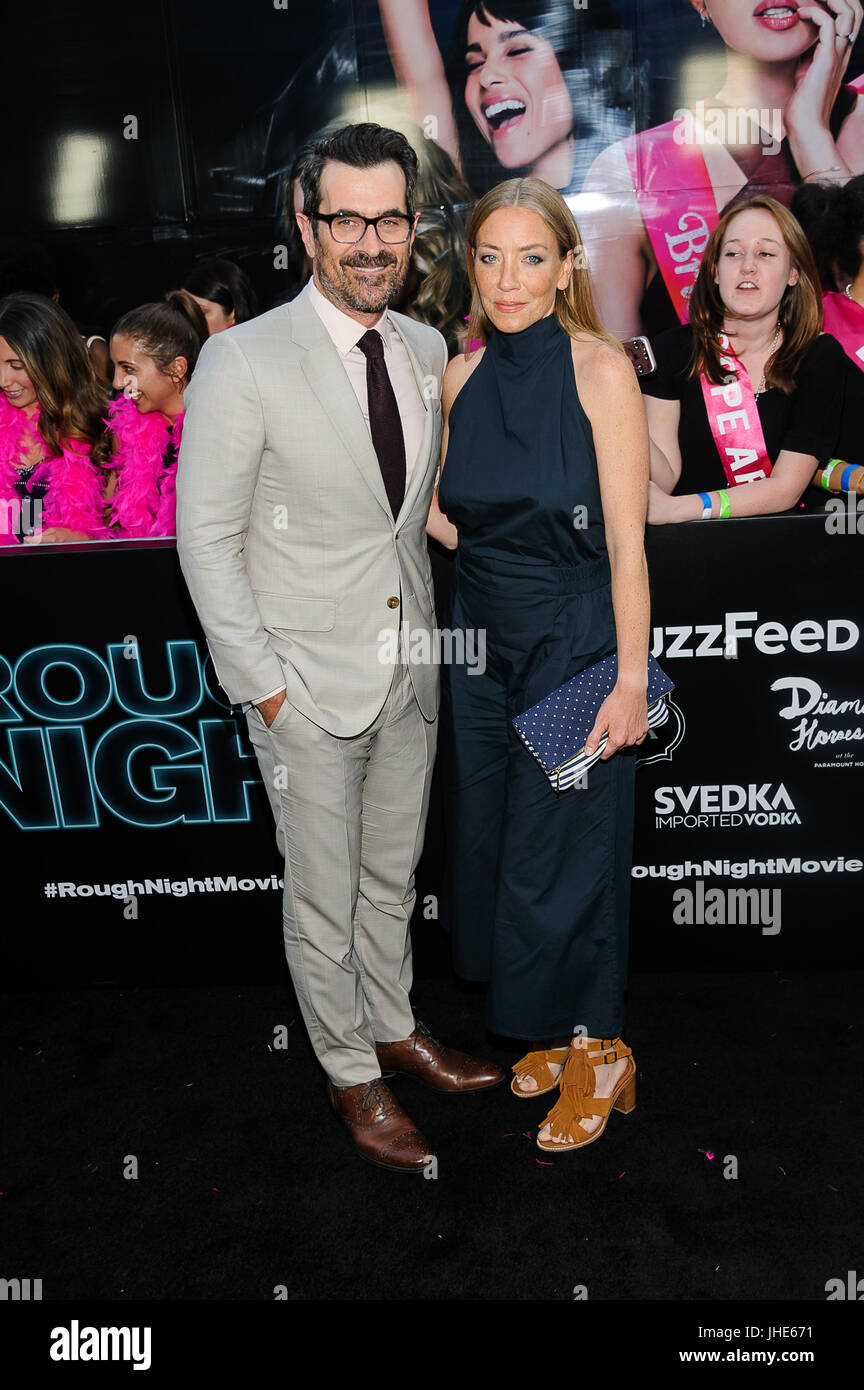 "Rough Night" New York Premiere at AMC Loews Lincoln Square Featuring: Ty Burrell, Holly Burrell ...