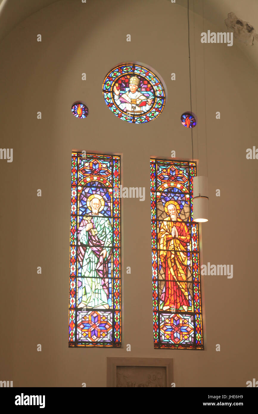 Stained glass, Church Cathedral, Capital, Fortaleza, Ceará, Brazil ...