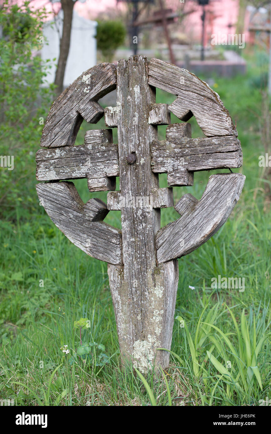 Cemetery, Desesti, Maramures, Romania Stock Photo - Alamy
