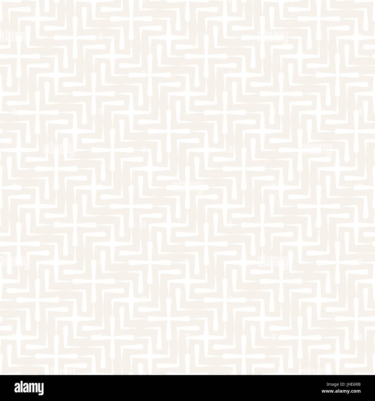 Vector seamless cross tiling pattern. Modern stylish geometric lattice ...
