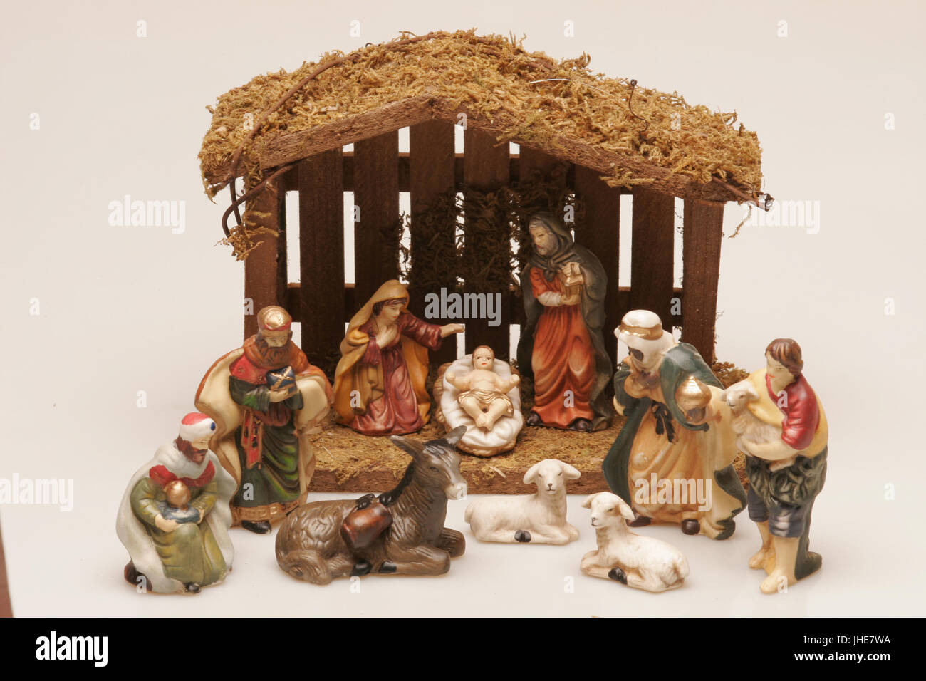Baby jesus manger close up hi-res stock photography and images - Alamy