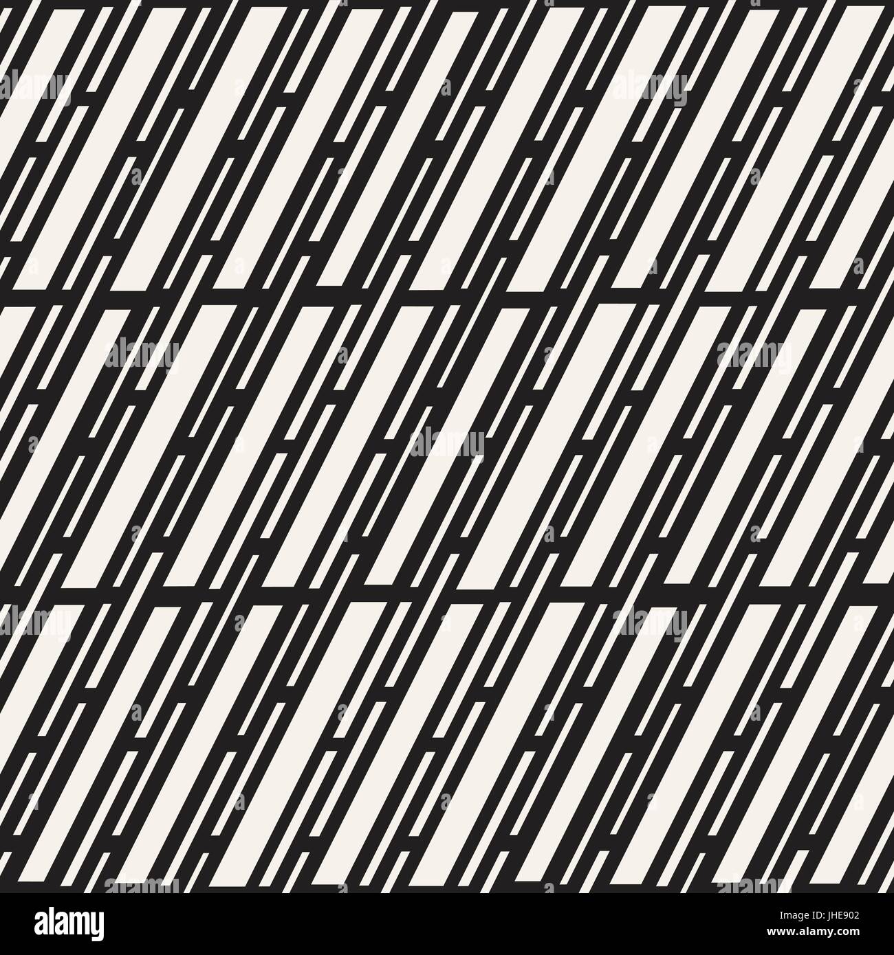 Black and White Irregular Dashed Lines Pattern. Modern Abstract Vector ...