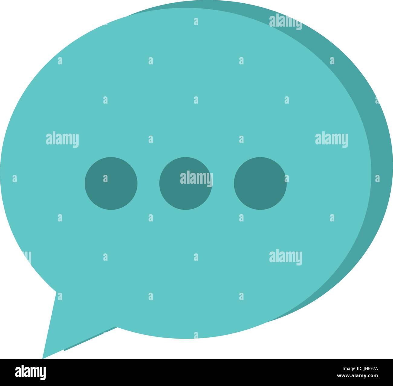 speech bubble message icon vector illustration design Stock Vector ...