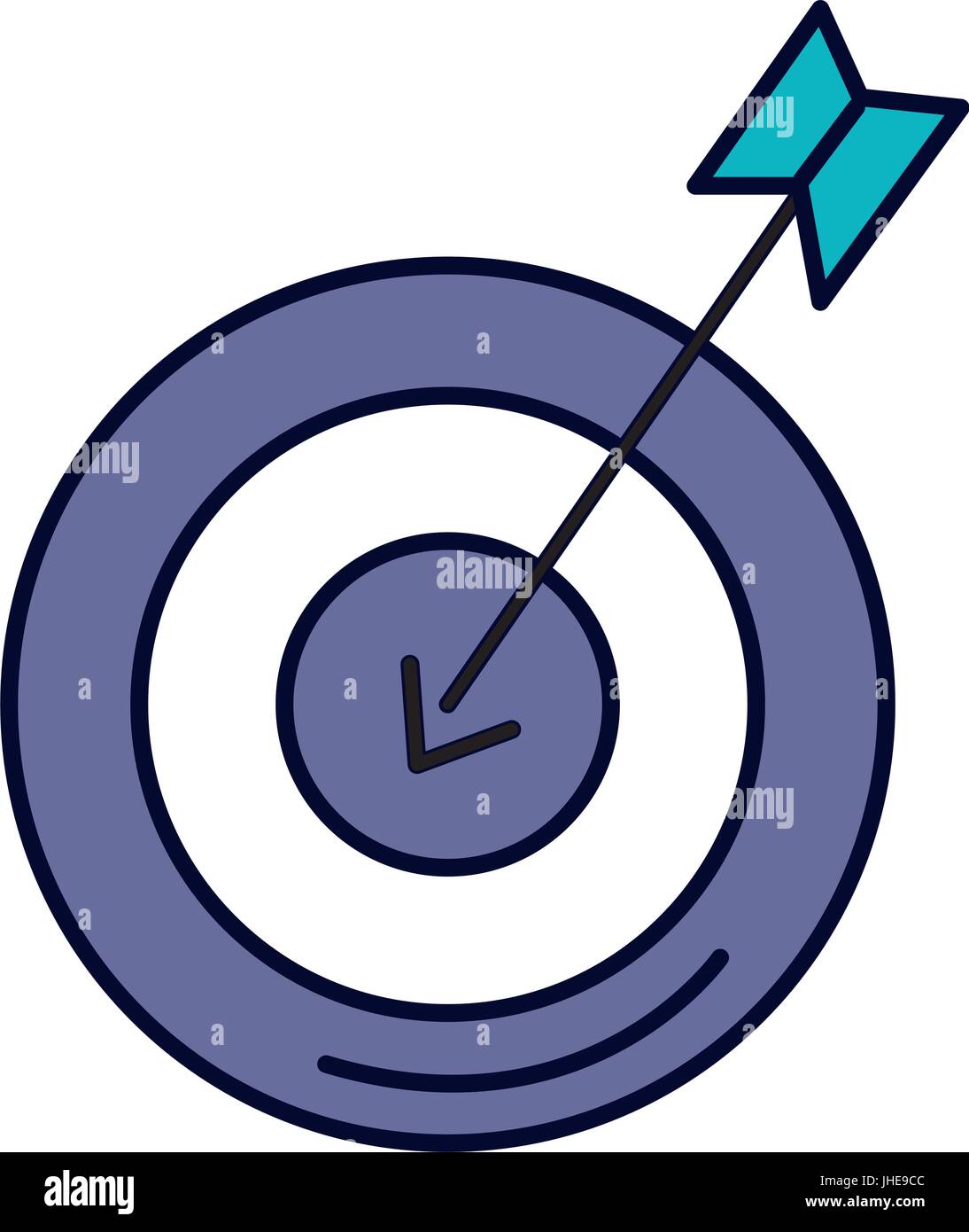 target with arrow icon vector illustration design Stock Vector Image ...