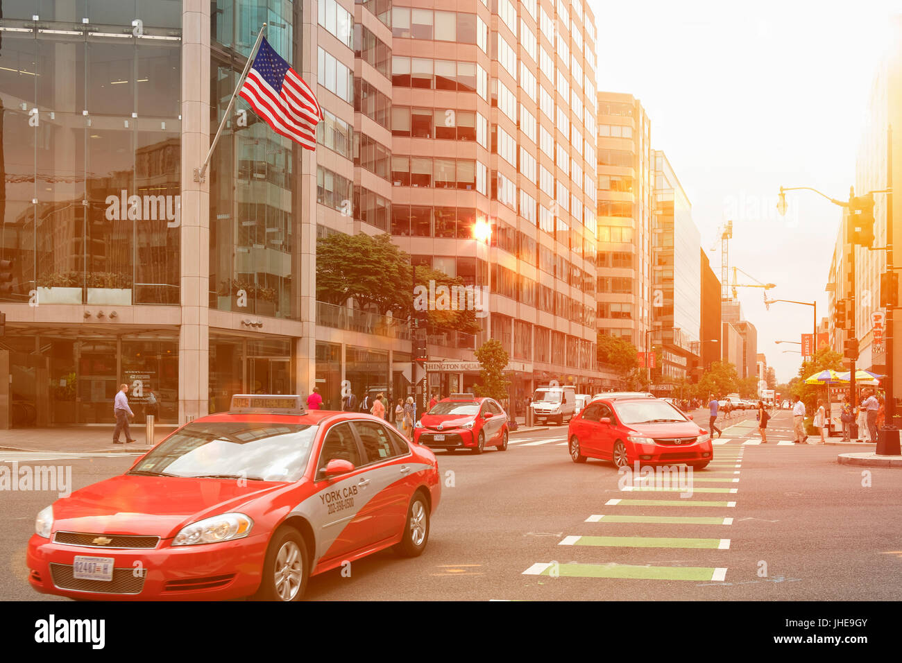Washington dc taxi hi-res stock photography and images - Alamy