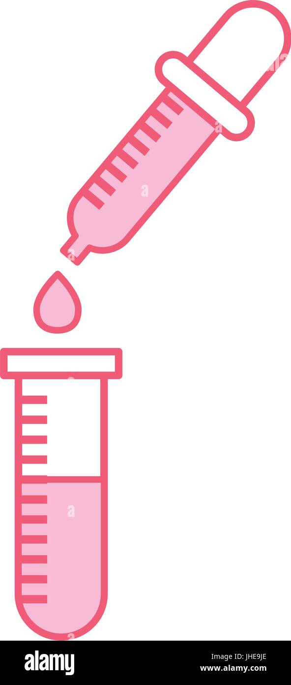 tube test with dropper Stock Vector Image & Art - Alamy